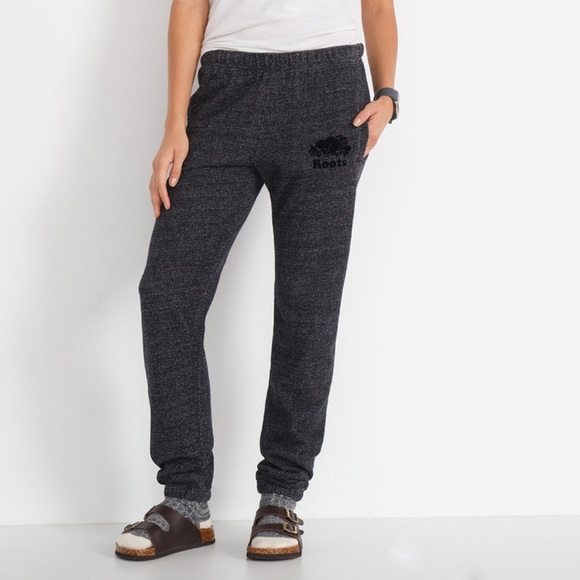 Roots | Pants & Jumpsuits | Roots Original Boyfriend Sweat Pant Black ...